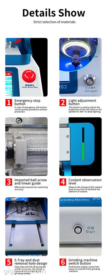 JCID Intelligent CNC automatic Grind Machine 2.Gen EM02 + fixture ...