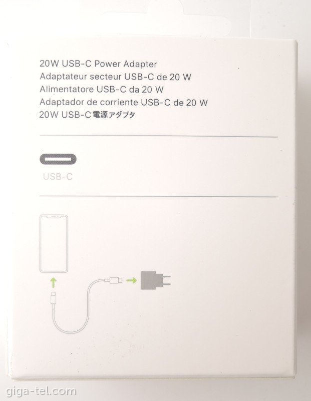 Apple A2347 Type-C / 20W charger OEM - MHJE3ZM/A / OEM replacement